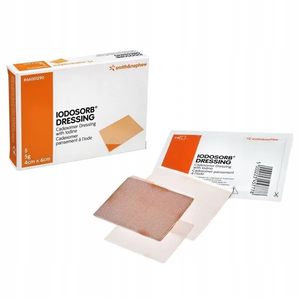 Iodosorb Dressing 4 x 6 cm (5g) bal=5ks | ArgoMed.cz