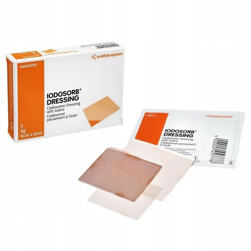 Iodosorb Dressing 4 x 6 cm (5g) bal=5ks | ArgoMed.cz
