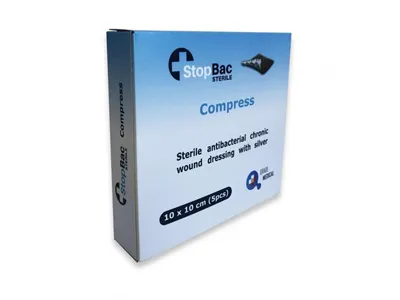 Kompres 12 x 12 cm na chronické rány antibakteriální SBS Compres ...